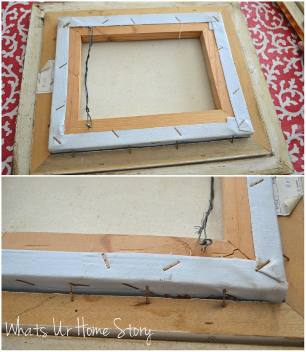 Easy Way To Frame A Canvas Picture Whats Ur Home Story Easy Way To Frame A Canvas Picture Whats Ur Home Story
