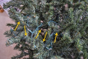 How to Hang Christmas Tree Lights - Whats Ur Home Story