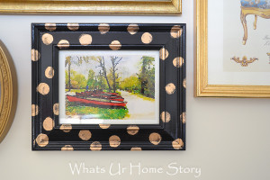 Gold Polka Dot Frames | Whats Ur Home Story
