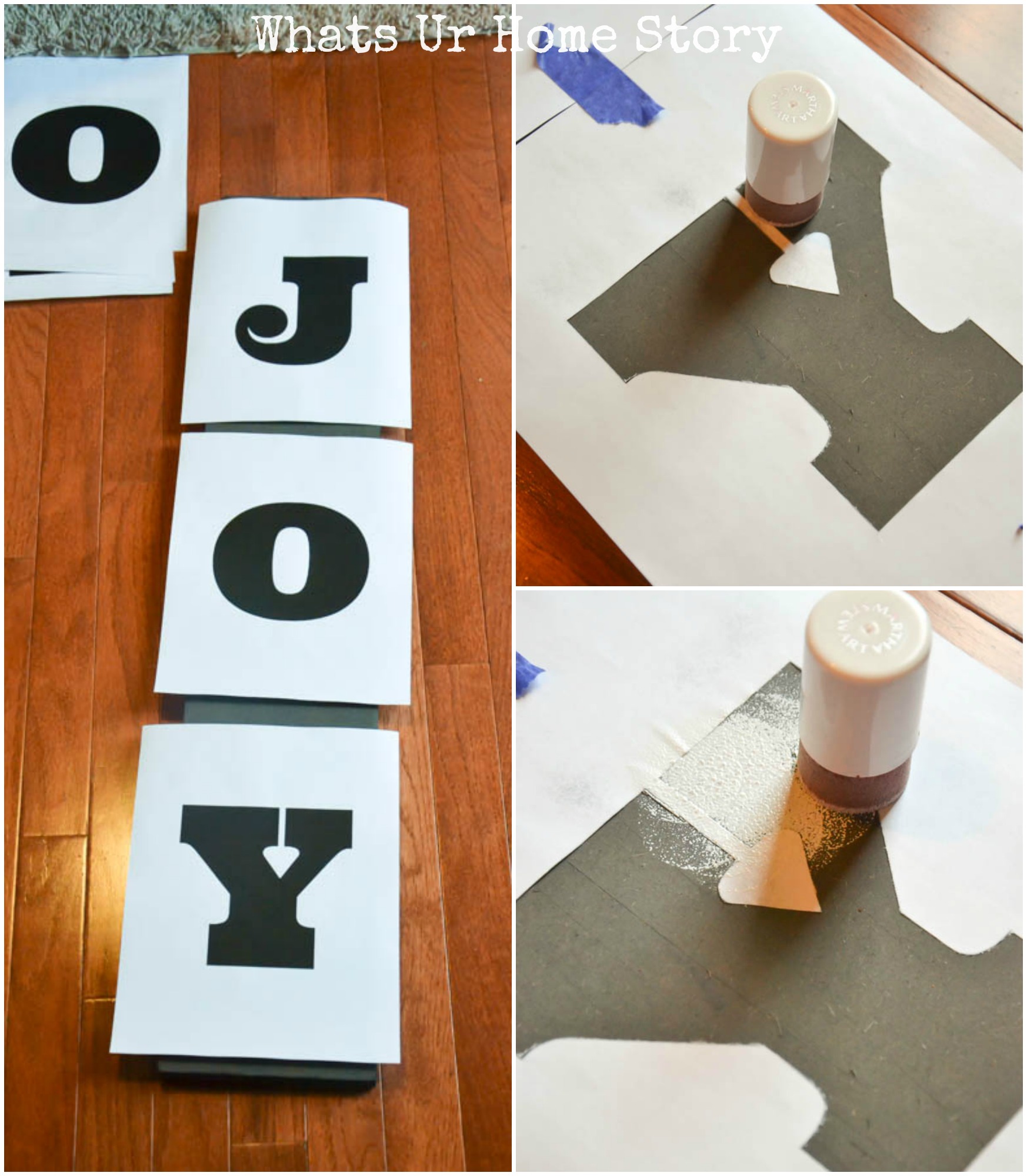 DIY JOY Sign | Whats Ur Home Story