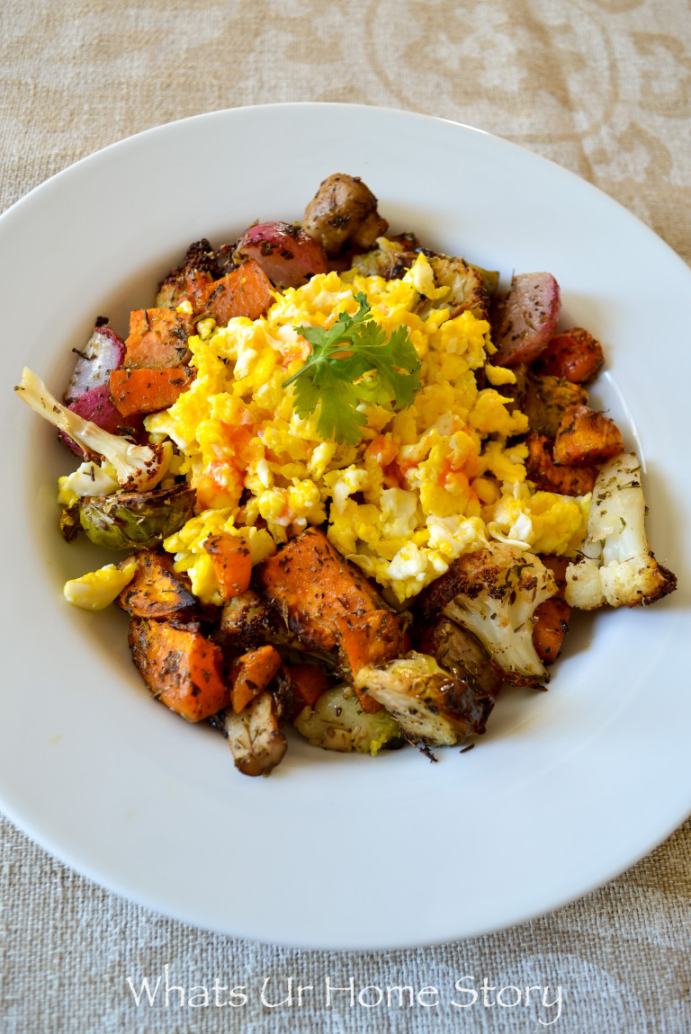 Roasted Vegetables Breakfast Hash - Whole30 Approved | Whats Ur Home Story