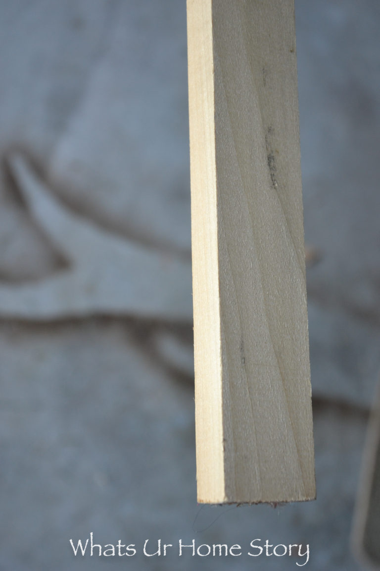 How to Make a Canvas Bar to Stretch a Canvas Painting | Whats Ur Home Story