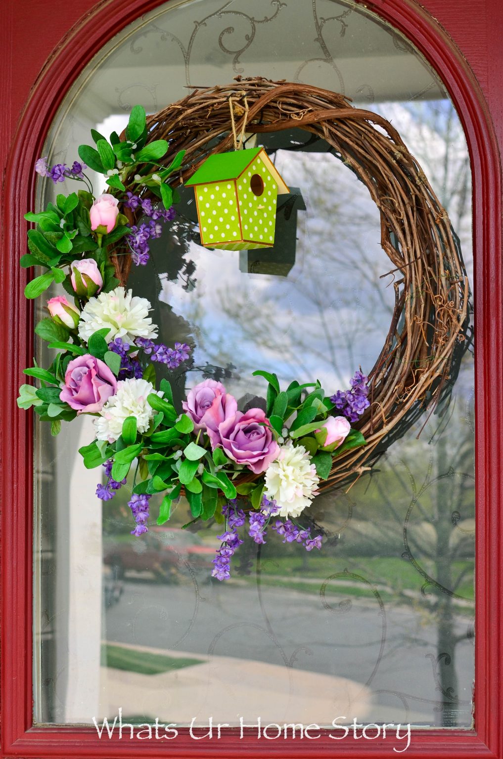 Simple Spring Wreath | Whats Ur Home Story