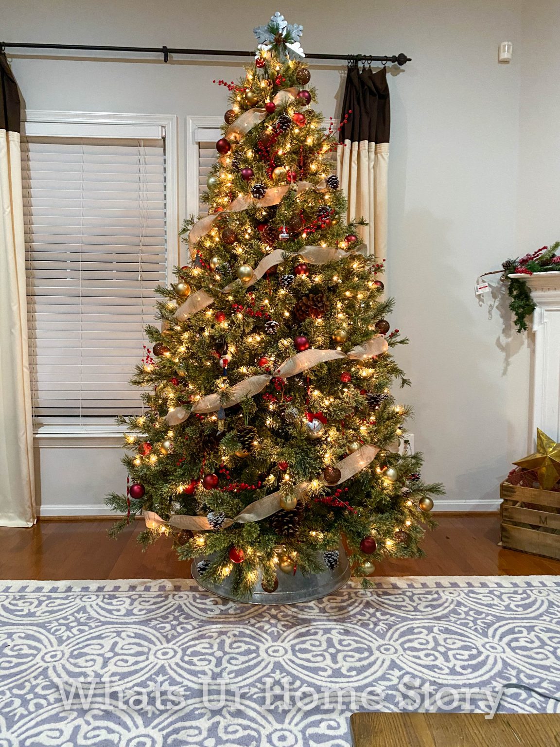 Our 2020 Rustic Glam Christmas Tree | Whats Ur Home Story