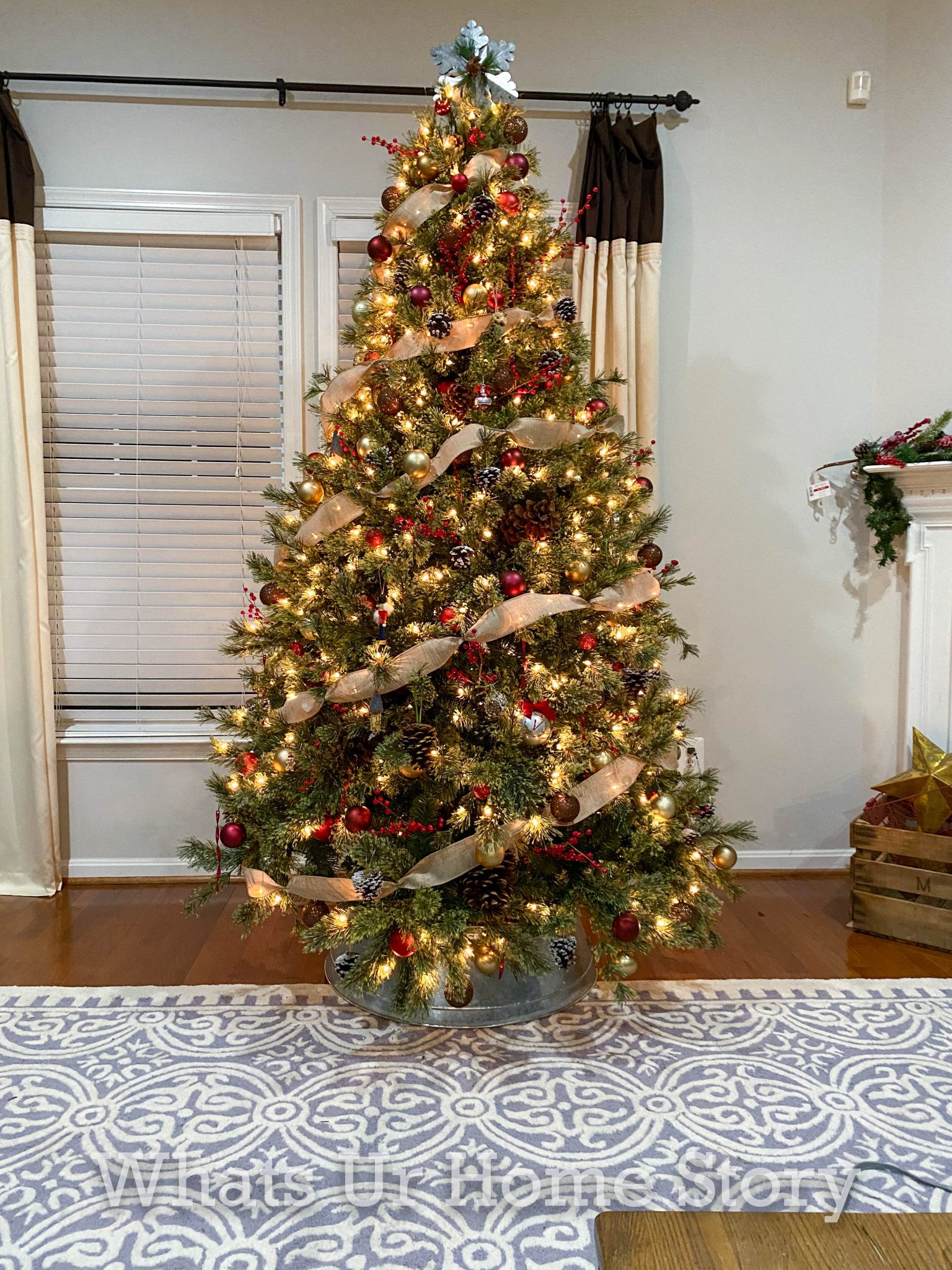 Our 2020 Rustic Glam Christmas Tree | Whats Ur Home Story