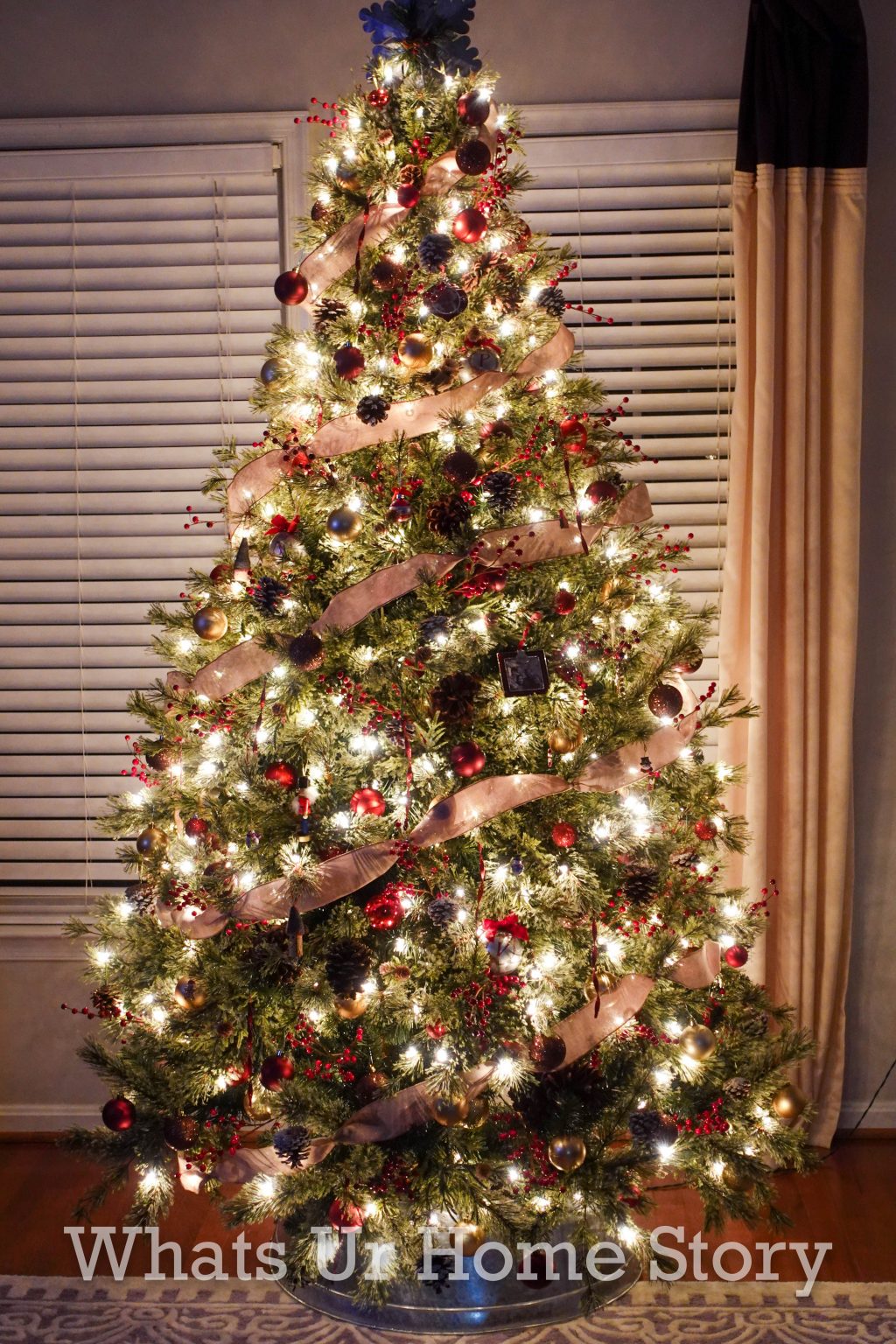 Our 2020 Rustic Glam Christmas Tree | Whats Ur Home Story
