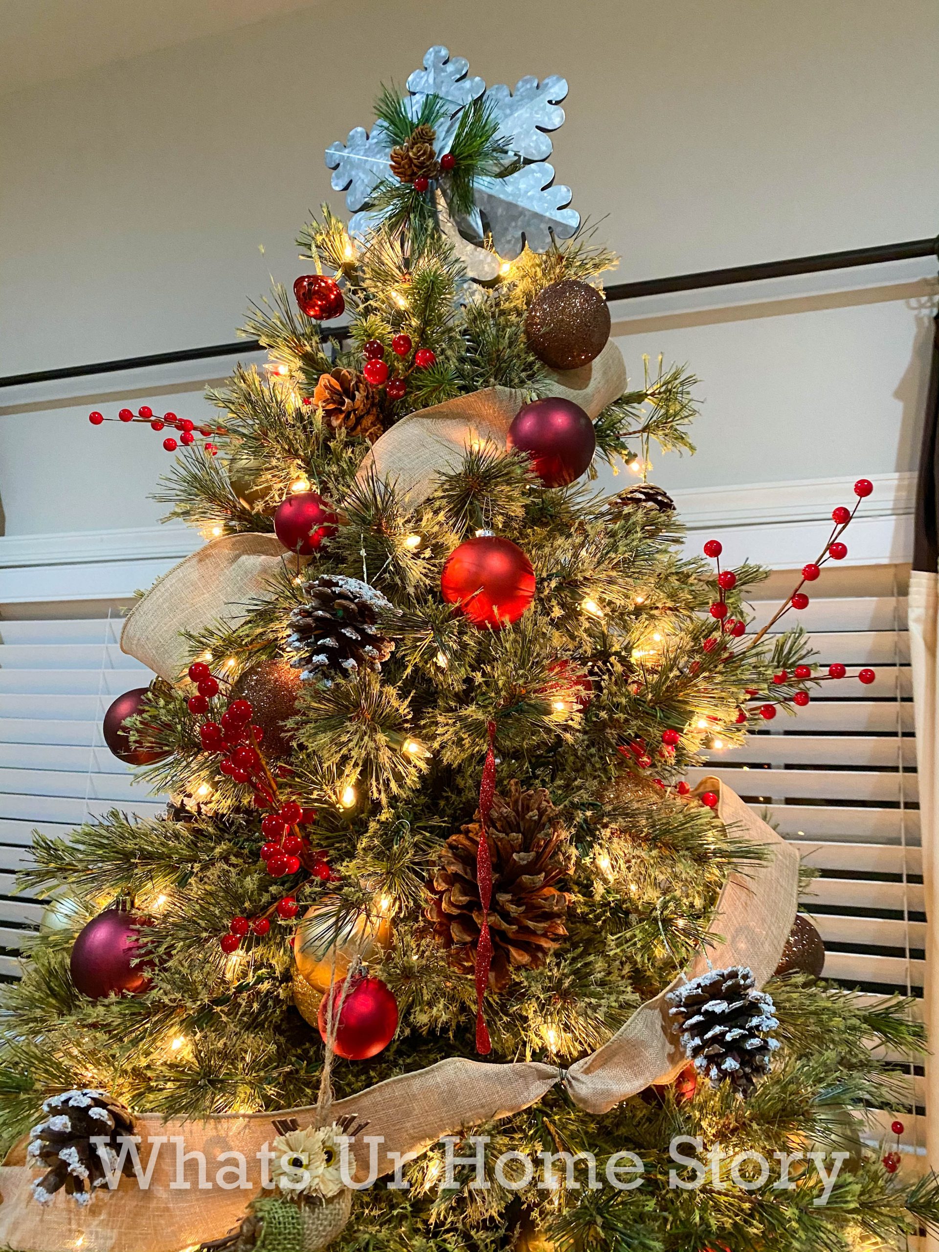 Our 2020 Rustic Glam Christmas Tree | Whats Ur Home Story