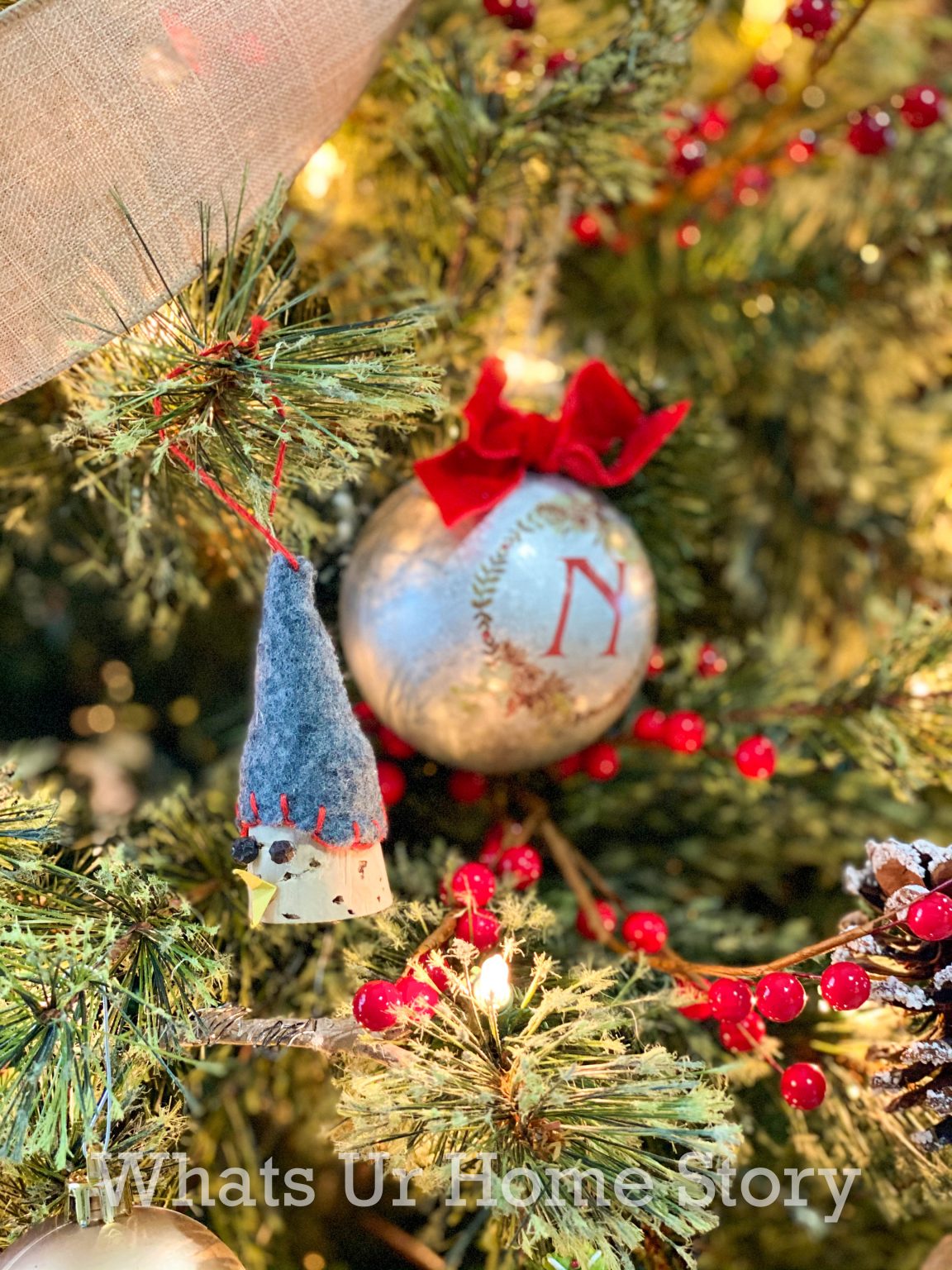 Our 2020 Rustic Glam Christmas Tree | Whats Ur Home Story